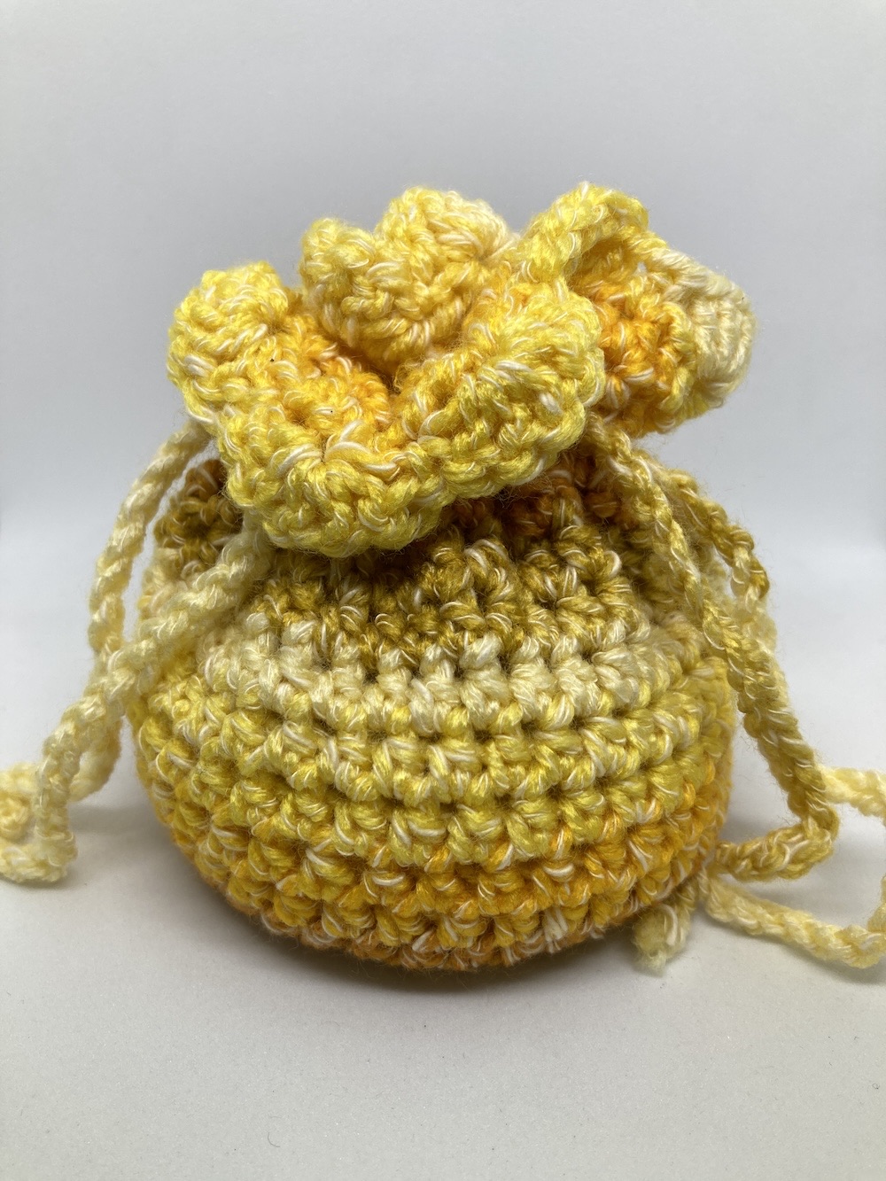 Mini Drawstring Bag | Cotton Crochet Forever